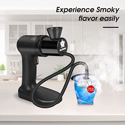 Safer US- Design Smoking Gun Making Smoked Flavor Meat Veggies Drinking in Few Seconds-Gift Box and Storage Packingā¦
