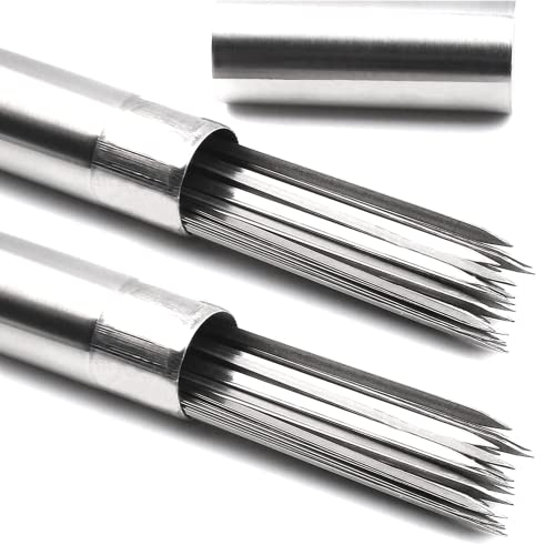 Killer's Instinct Outdoors Flat Metal Grilling Skewers Wider Thicker Stainless Steel Reusable BBQ Sticks Barbecue Skewers 14’’0.16’’0.05’’ Set of 24 Barbecue Sticks Metal Kebab Skewers For Grilling