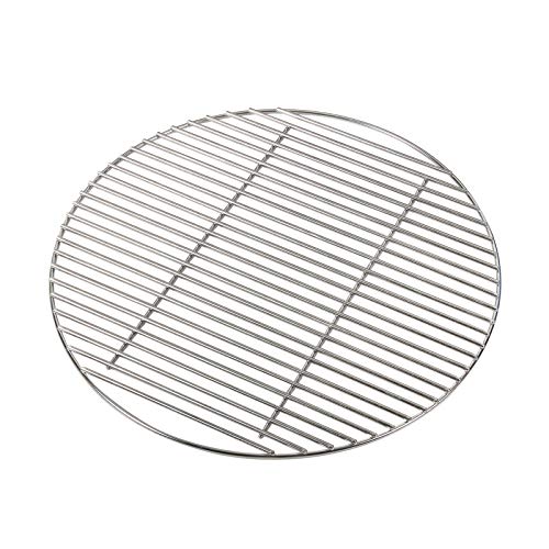 KAMaster 17" BBQ High Heat Stainless Steel Charcoal Fire Grate Fits for XL Big Green Egg Fire Grate and Weber Grill Parts Charcoal Grate Replacement Accessories(17") …