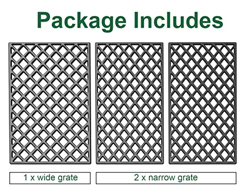 Blackhoso Grill Replacement Parts for Members Mark Gr2210601-mm-00, Cast Iron Grates Cooking Grid Parts for Members Mark Grill -3 Pack
