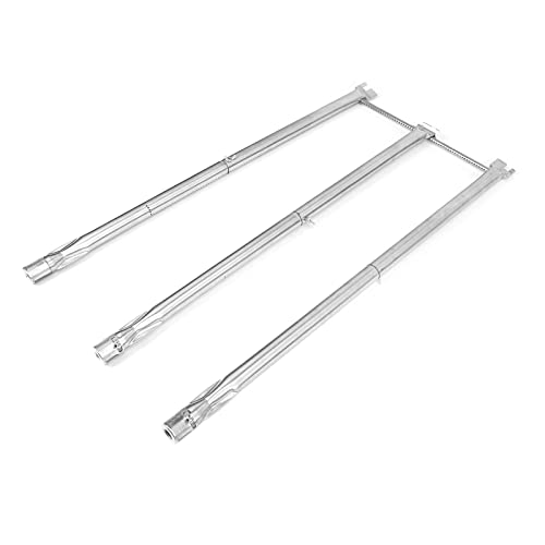Utheer 7508 Grill Burner Tube for Weber Genesis Silver B/C Gold B/C Spirit 700 Spirit E-310, E-320 Side Control Weber 900 Grill Parts Stainless Steel Gas Grill Burner Tube Kit,Detachable Burner
