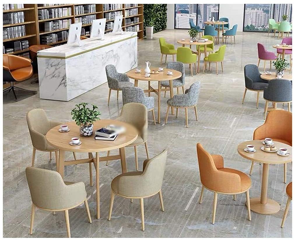 Office Conference Table, Office Table and Chair Set Small Dining Table Set, Round Dining Table Set, Restaurant Table and Chair Set for Combination Living Room Bedroom Balcony Study Room Office Meeting