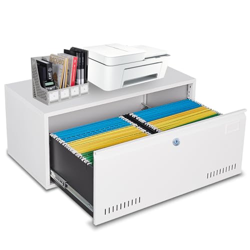 BUTISOW Metal Lateral File Cabinet with Lock,File Organization Storage Cabinets,Large Deep Drawers Office Cabinets,Home Office for Hanging Files Letter/Legal Size(Requires Assembly)