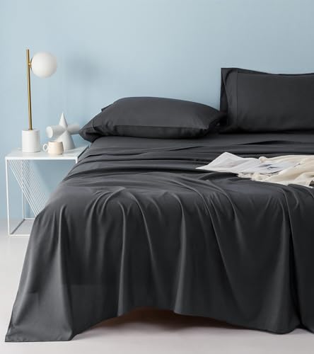 KeoWin 18 Inch Full Sheets Deep Pocket,Cooling Sheets Queen Deep Pockets,Microfiber Sheet Set Deep Pocket,Lightweight Soft & Wrinkle Free