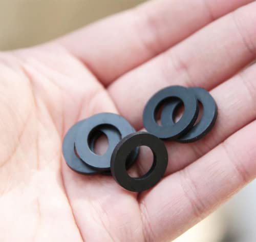 VkerQerd 30Pcs Propane Tank Gasket & O-Rings with 1Roll PTFE Thread Seal Tapes, 0.59in Propane O-Ring Adapter & 0.73 Inch Propane Pipe Hose Seal Rings Gasket for Propane Tank Cylinder POL Connector