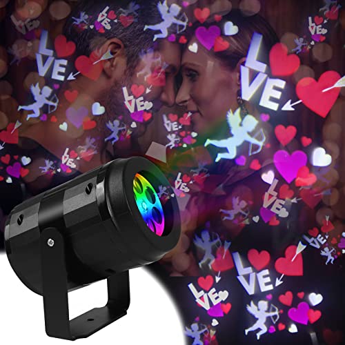 Mother's Day Projector Lights, Valentine's Day LED Projection Lamp, Moving Butterfly Projector Lights, Indoor Valentine's Day Wedding Mother's Day Anniversary Decoration, Switchable-6 Slides