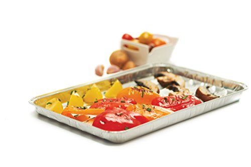 GrillPro 50426 Aluminum Foil Grilling Trays,Silver