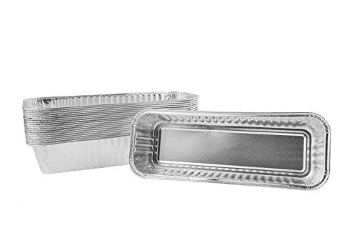 EasiBBQ Aluminum Foil Grill Drip Pans for Camp Chef Portable Grill, Disposable Aluminum Grease Pan Liners, 20 Pack