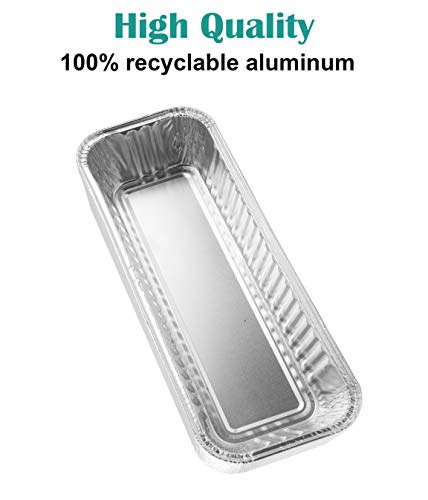 EasiBBQ Aluminum Foil Grill Drip Pans for Camp Chef Portable Grill, Disposable Aluminum Grease Pan Liners, 20 Pack
