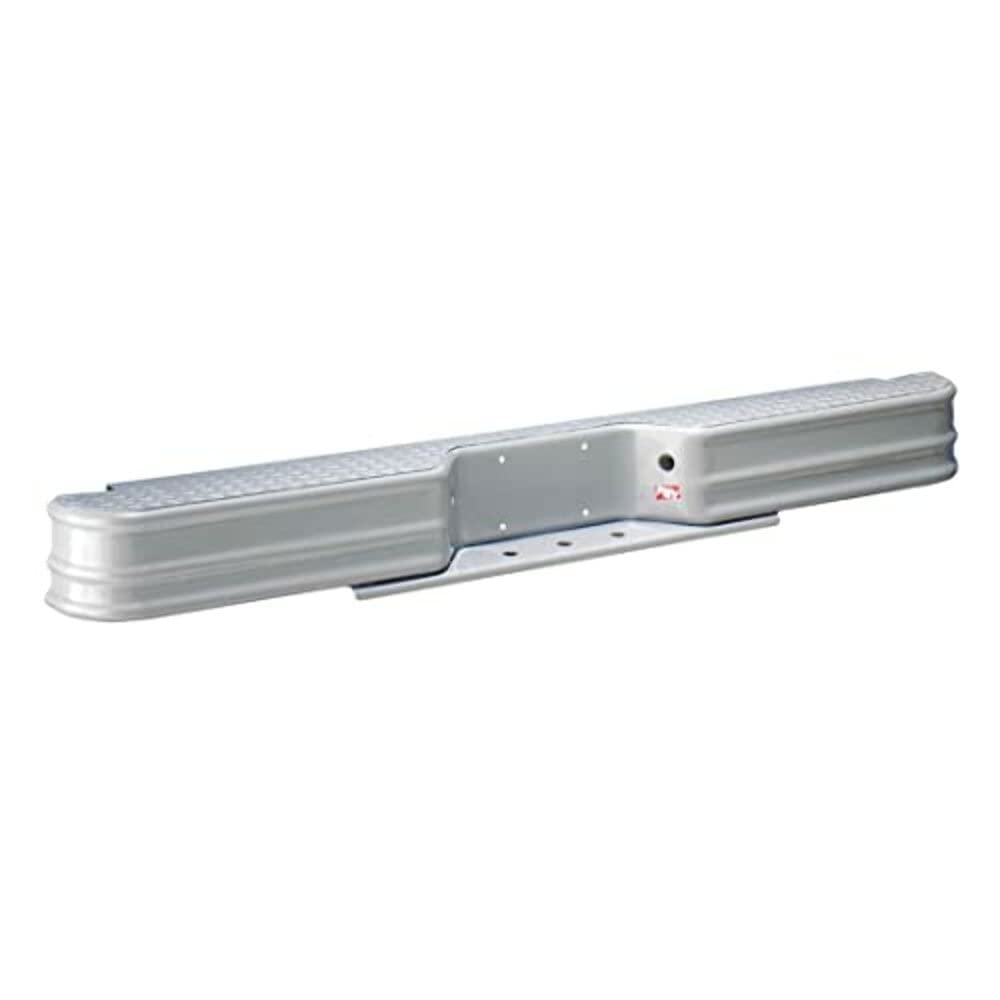 Fey 20002 DiamondStep Universal Silver Replacement Rear Bumper (Requires Fey vehicle specific mounting kit sold separately)
