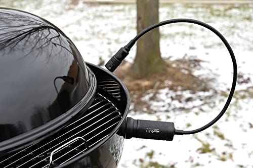 NextLED NT-7647-F Magnetic BBQ Grilling Light for Outdoor Grill, 18-Inch Flexible Gooseneck, Heat & Weather Resistant, IP-54, Warm Natural Lighting Shows True Color of Your Food, Perfect Grill Gift