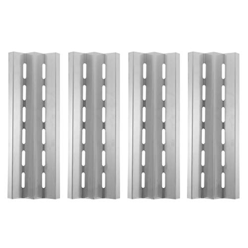 YIHAM KS795 Grill Heat Tent Flav-R-Wave 18433 for Broil King Regal 440 S490 S590 Imperial, Huntington 6561-64 6561-84 6585-69 6585-84 Replacement Parts Heat Plate 17 9/16 x 6 5/16 inch, Set of 4
