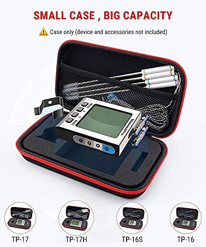 ThermoPro TP17H Digital Meat Thermometer with 4 Temperature Probes+Official ThermoPro Carrying Case for TP-16, TP-16S, TP-17,TP-17H