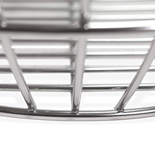 Premium Products Corp. Ash Basket with Handle - Perfect for Large Big Green Eggs & Kamado Joe Classic Sizes - Fits Most Grills - Free - Bonus Instant Read Thermometer (1)