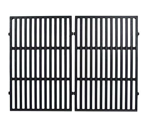 GasSaf 15.3 inch Flavorizer Bars and 17.5 inch Grill Grates Replacement for Weber 7636 7638, Spirit 300 Series E310 E320 E330 S310 S320 S330 Gas Grills with Front Control Knob (2013-2017)
