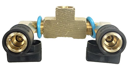 M.B. Sturgis Inc. Dual 3/8" Ball Valve Quick Disconnect~ Made in USA ~