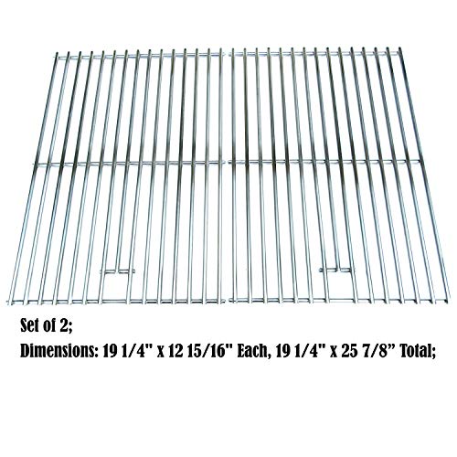 Direct Store Parts DS108 Solid Stainless Steel Cooking grids Replacement for Brinkmann, Jenn Air, Permasteel, Uberhaus Gas Grill