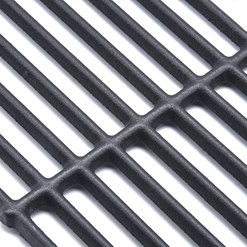 GasSaf 19 3/4 inch Grill Grid Grates Replacement for Chargriller 5050, 3001, 3008, 3030, 4000, 2121, King Griller 3008 5252, Cast Iron Grill Cooking Grid Grates(19-3/4'' x 6-3/4'' Each)(4-Pack)