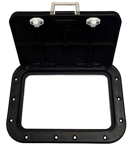 RABUD 7x11 Black Handle Lever Hatch (711HLB)