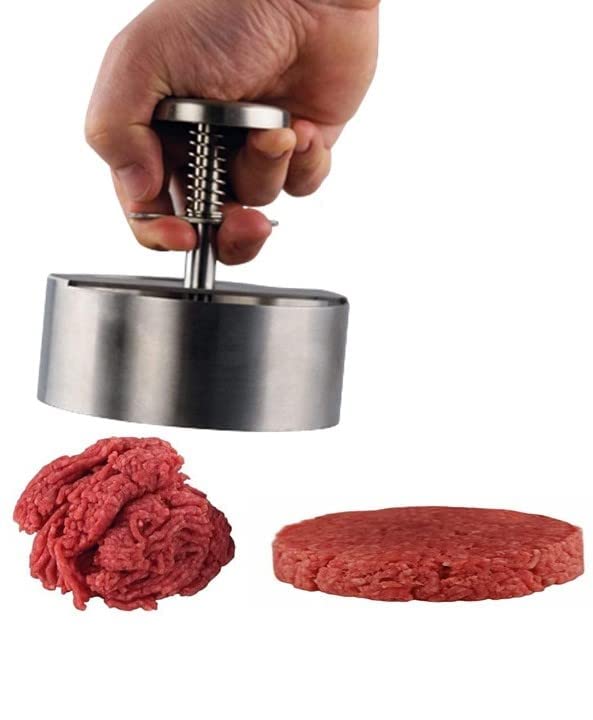 Legend Burger Press, Hamburger Patty Maker, Easy to Clean, 304 Stainless Steel, Commercial Grade, Burger Press Patty Maker, Hamburger Maker Mold, 4.33 inch