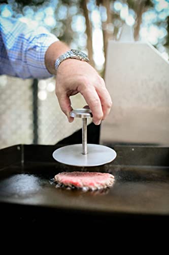 Legend Burger Press, Hamburger Patty Maker, Easy to Clean, 304 Stainless Steel, Commercial Grade, Burger Press Patty Maker, Hamburger Maker Mold, 4.33 inch