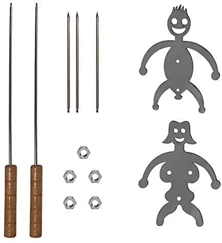 Hot Dog and Marshmallow Roasters-Bonfire Grill Stick for Campfire, Bonfire and Grill