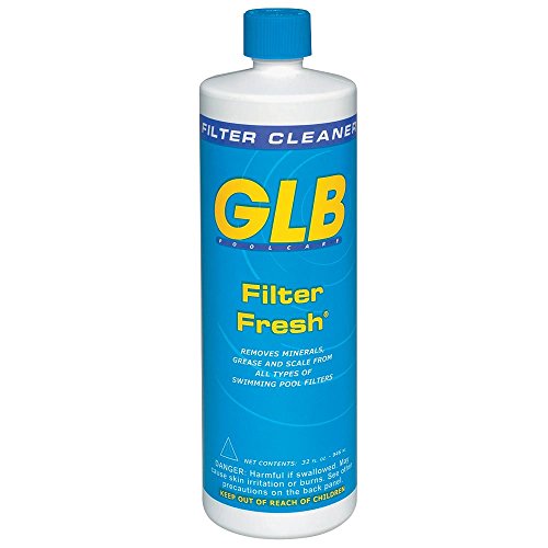 GLB Pool & Spa Products 71010 1-Quart Filter Fresh Pool Filter Cleaner