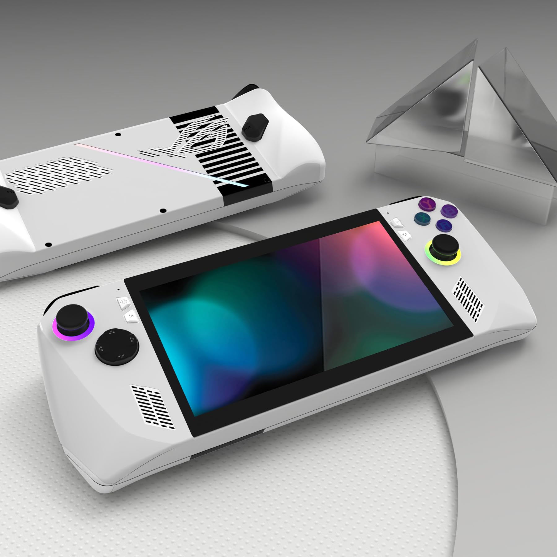 PlayVital Classics NES Style 2 Sets Skin Stickers for ROG Ally - Custom Vinyl Decals for ROG Ally Handheld Gaming Console