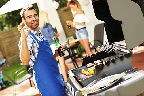 DELSbbq 5-Pack 22.5-inch Porcelain Steel Flavorizer Bars(16 Ga.), Replacement for Weber Genesis Silver B and C, Spirit 700, Gold B & C, Genesis Platinum B & C and 900 Grill
