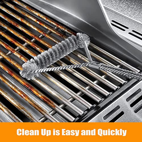 Hisencn Stainless Steel Cooking Grids Grates Grill Grid Replacement for Thermos Grill Parts 461252605, Kirkland Front Avenue 463230703, Charbroil 463261306, Kenmore, Master Chef, BBQ Pro, 16 5/8 inch