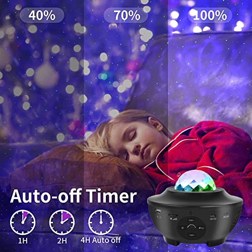 Galaxy Projector Star Night Light Projector,with Smart APP/Remote Control,Voice Control/Timer,Bluetooth Music Speaker,Starry Light Projector for Baby Kids Adults Bedroom Decoration/Home Theater/Party