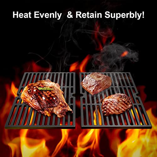 SafBbcue Cooking Grates Replacement for Pit Boss 700 Series Grills and Traeger BBQ07E.01 22 575 Lil' Tex Elite Pellet Grill Grid -Cast Iron