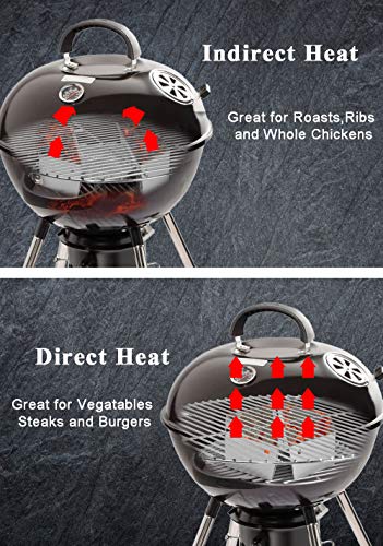 only fire Charcoal Basket Charcoal Briquet Holder Replacement for Weber 22 1/2 inch Kettle Grills - 2 pcs