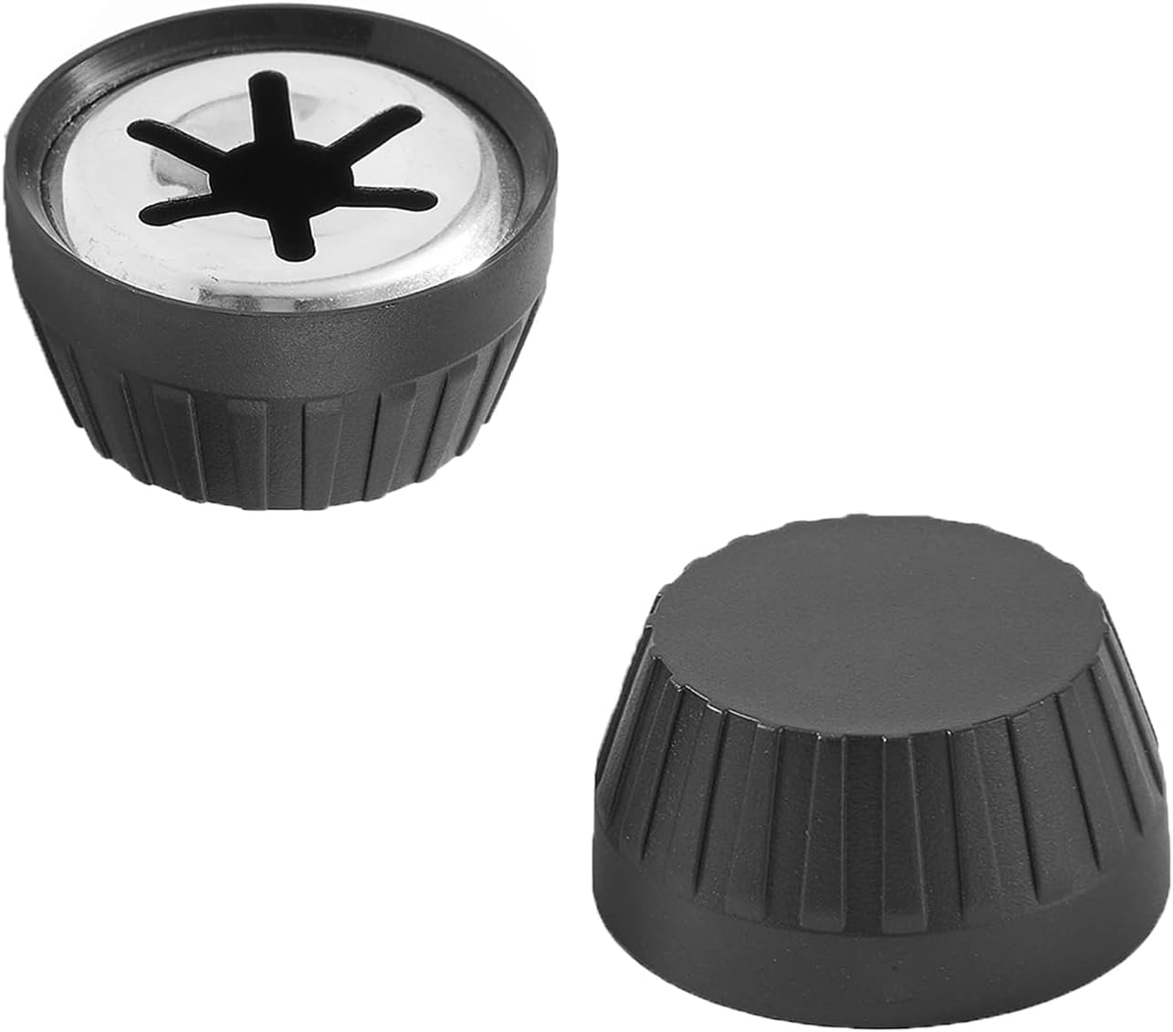 987101 Wheel Hub Caps Replacement Parts for Weber Charcoal Kettle Grill and Old Weber Genesis Grill Wheel Axle Hubcap Push on Axle Cap Retainer BBQ Grill Kenmore Grill Wheels Parts 2pcs