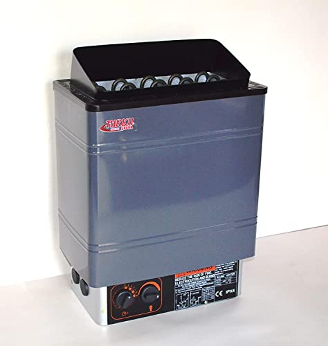 Turku 240V 6KW 300 Cu.Ft. Wet & Dry Sauna Stove Built-in Control