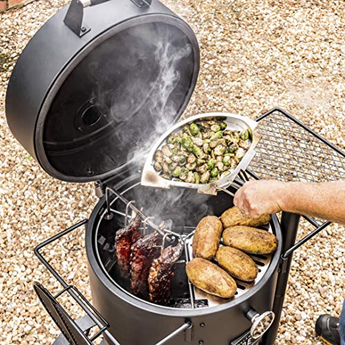 Oklahoma Joe's 4419599P04 Bronco Drum Smoker Triple Grate, Silver