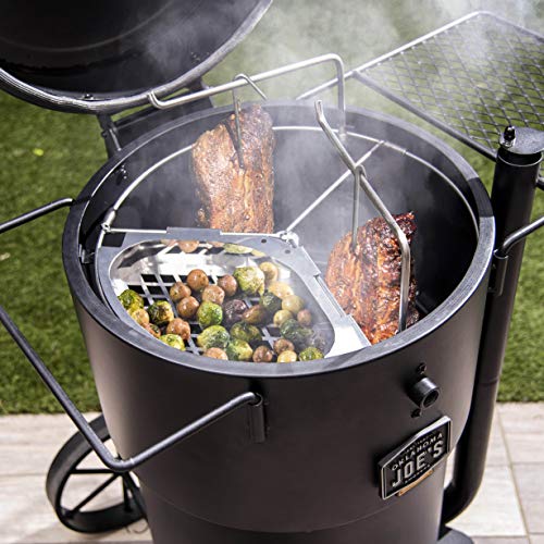 Oklahoma Joe's 4419599P04 Bronco Drum Smoker Triple Grate, Silver
