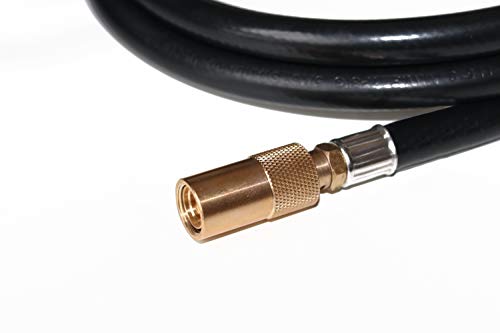 DOZYANT Propane Quick Connect Convertion Adapter Fitting with 12 Feet Extension Hose for Blackstone 17"/22" Griddle, Connect to RV Trailer with Quick-Connect Kit