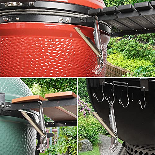 OLAMO Grid Gripper, Grill Gripper, BBQ Universal Grate Lifter, Grill Grid Lifter, Hot Plate Tongs, Cooking Gripper, BBQ Accessories, Grill Accessories, Grill Gripper