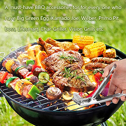 OLAMO Grid Gripper, Grill Gripper, BBQ Universal Grate Lifter, Grill Grid Lifter, Hot Plate Tongs, Cooking Gripper, BBQ Accessories, Grill Accessories, Grill Gripper