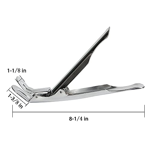 OLAMO Grid Gripper, Grill Gripper, BBQ Universal Grate Lifter, Grill Grid Lifter, Hot Plate Tongs, Cooking Gripper, BBQ Accessories, Grill Accessories, Grill Gripper