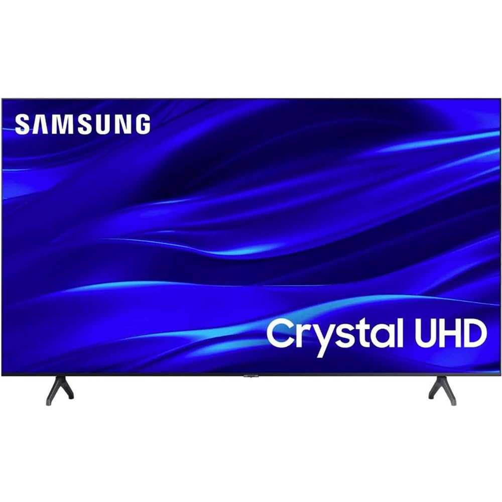 SAMSUNG 55" TU690T Crystal UHD 4K HDR Tizen Smart TV (2023) Bundle with Deco Gear 60W 2.0 Channel Soundbar, 37"-100" TV Wall Mount Bracket Bundle, 2X HDMI Cable and 6-Outlet Surge Adapter