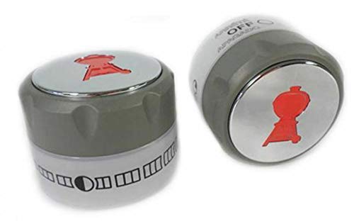 cbrsit Replacement for Weber 91538 2 Pack of Lighted Control Knobs for Some Summit Grills
