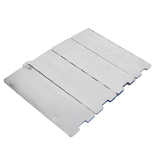10 Pcs Outdoor Camping Gas Cooker Stove Wind screen Meet All You Needs Backpacking Camping for Other Outdoor Activities for Picnic Cooking(Silver)
