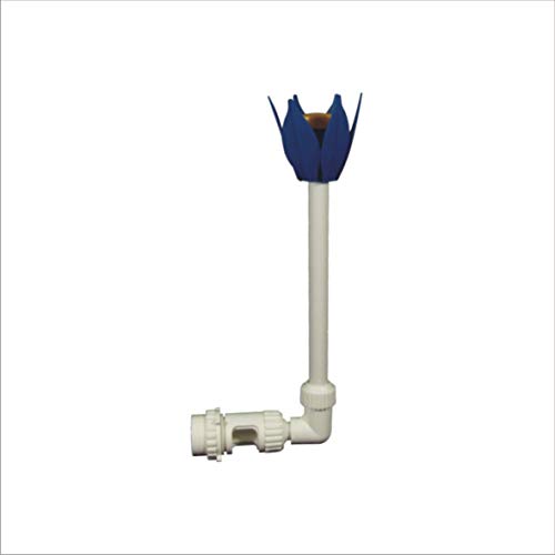SPQ Brands Tulip/Flower Fountain – for Inground or Hard-Sided Aboveground Pools – Attaches to Existing Return Fitting – Fully Variable Spray Height and Location –SPAG751580, White