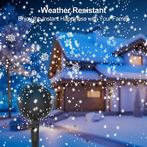 Auxiwa Halloween Lights Outdoor Decorations Projector Show Indoor LED Pumpkin Projection Outside Spotlight for Holiday House Wall Landscape Party Decorations