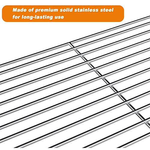 Stanbroil 17 Inch Universal Stainless Steel Smoke Shelf/Warming Cooking Rack Replacement for Traeger and Other Wood Pellet Grills/Gas Grills