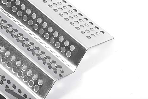 Replace parts 3-Pack Stainless Steel Heat Plate and 3-Pack Stainless Steel Burner,Replacement for American Outdoor Grill Gas Grills 24NB, 24NG, 24NP, 24PC, 36NB, 36PC