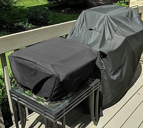 Westeco Griddle Cover 22 Inch for Blackstone 22inch Griddle with Hood Outdoor Waterproof Table Top Griddle Cover for Traeger Ranger & Scout, Pit Boss 75275 Portable Grills Black