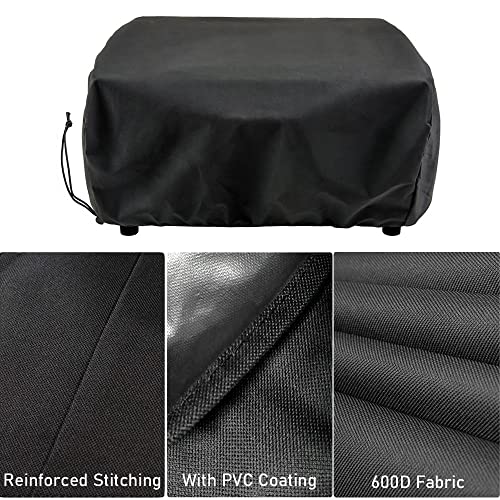 Westeco Griddle Cover 22 Inch for Blackstone 22inch Griddle with Hood Outdoor Waterproof Table Top Griddle Cover for Traeger Ranger & Scout, Pit Boss 75275 Portable Grills Black